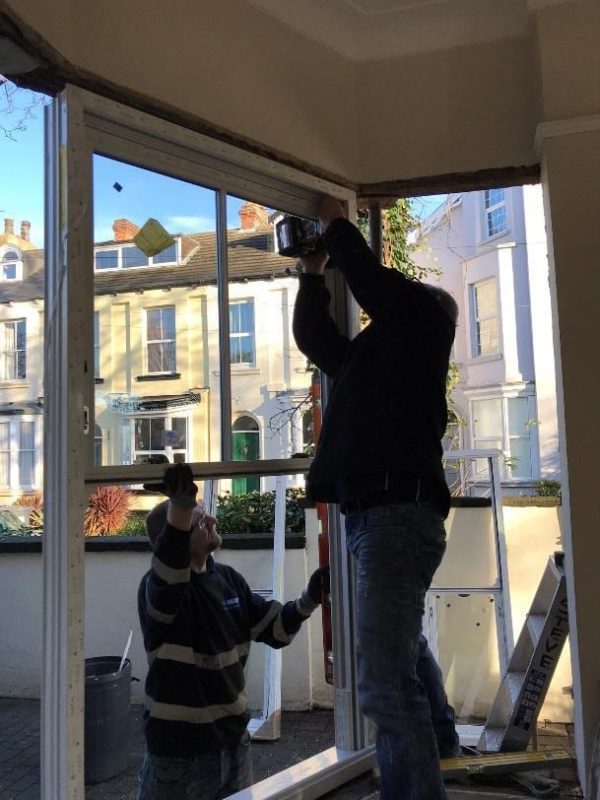 Repeat this process for the side windows also known as the returns ...