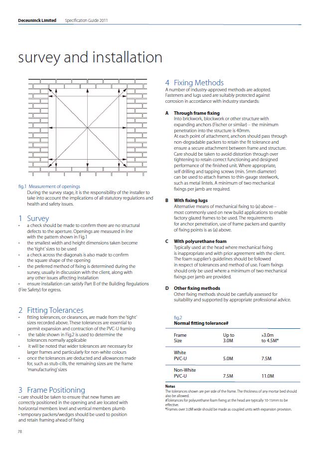 uPVC Windows Survey and Installation Guide pdf